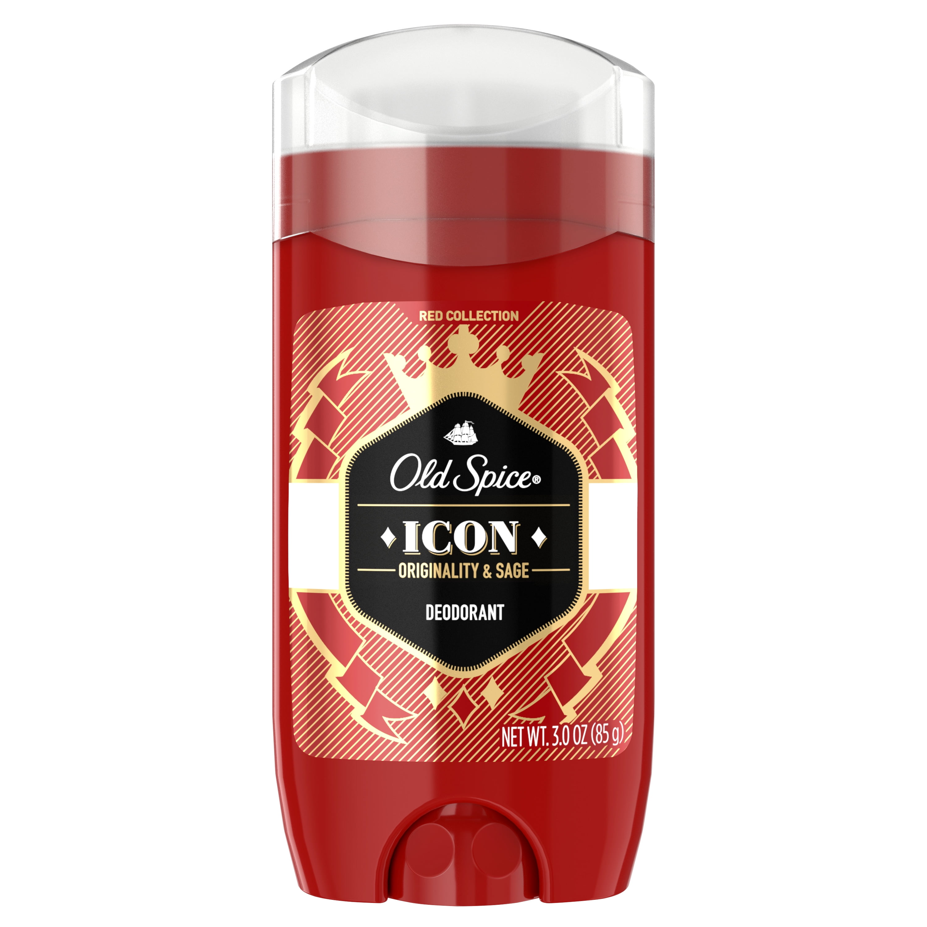 Old Spice Red Collection Icon Originality & Sage Deodorant, 3.0 oz ...