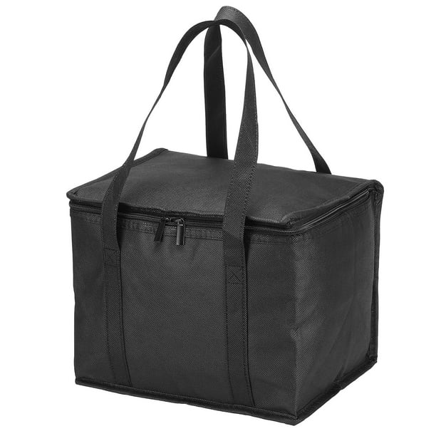 Uxcell 11.4"x9.1"x9.1" Foldable Insulated Reusable Grocery Shopping Bag ...