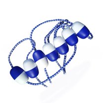 25' Blue and White Safety Pool Rope Kit with 11 Small Buoys - Walmart.com