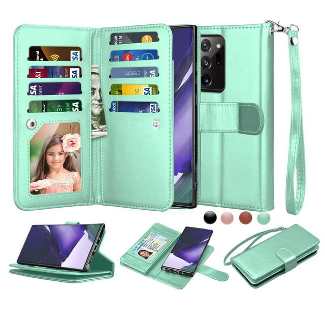 for Galaxy Note 20 Ultra 5G Wallet Case, Note 20 Ultra Cases, Njjex [9 ...