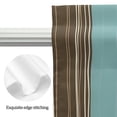 Bohemian Vertical Stripes Swag Curtain Valance for Windows, Green Beige ...
