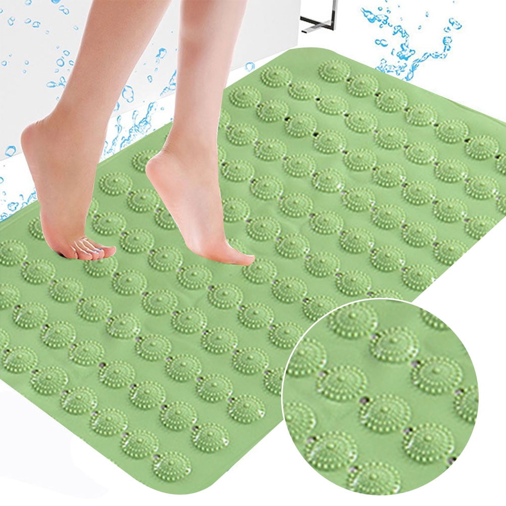 Wirlsweal Solid Color Bathroom Bath Tub Shower PVC Suction Cup Anti ...