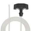 Recoil start Rope with Handle 5.5mm Dia 1.7m 5.5ft Polyester Pull Cord ...