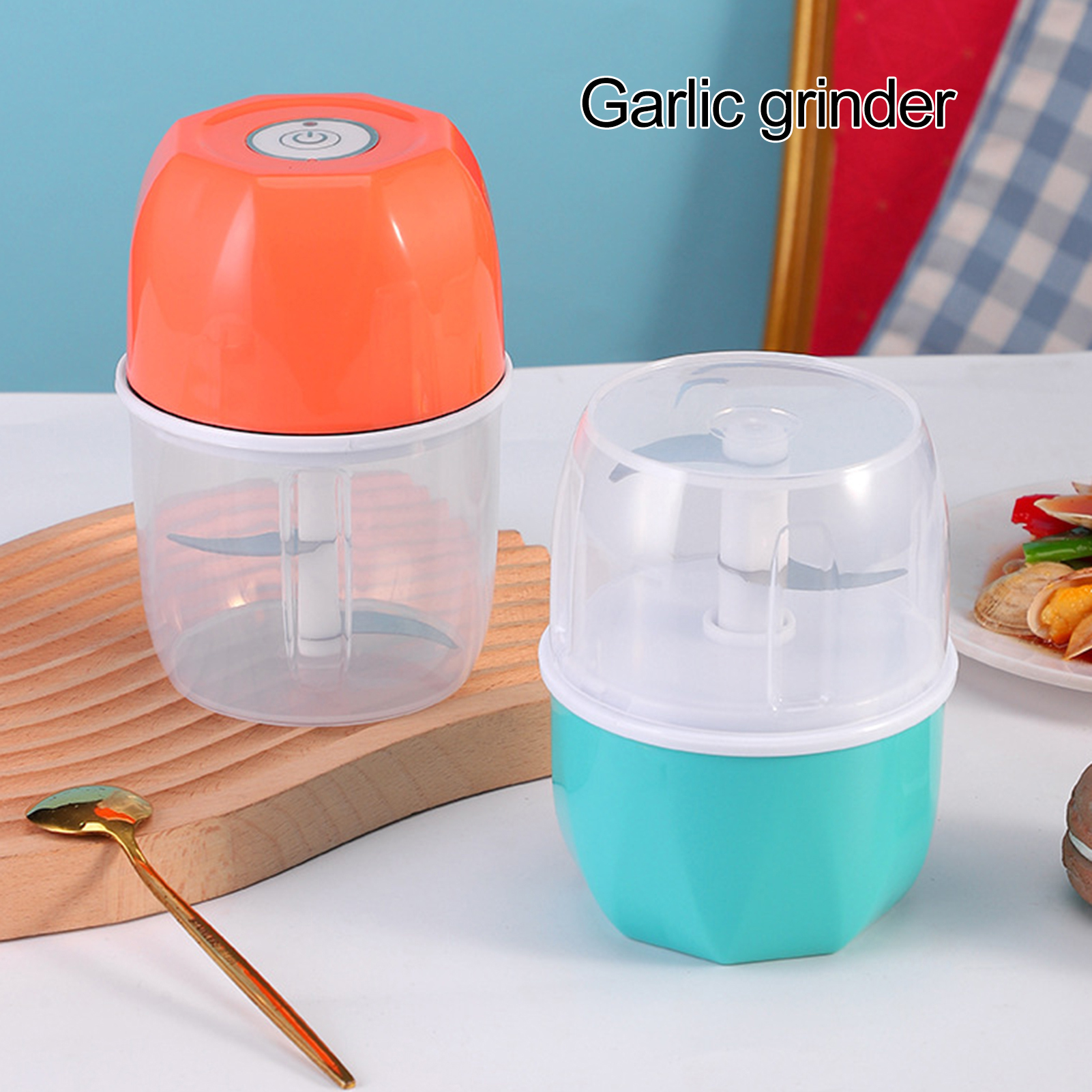 Hesroicy 350ml Garlic Crusher - Simple Operation - Large Capacity ...