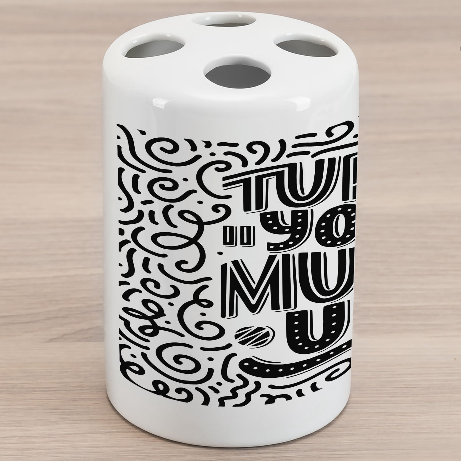 Rock and Roll Ceramic Toothbrush Holder, Turn Your Music Vintage ...