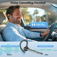 New bee Bluetooth Headset, V5.1 Wireless Earpiece, 72H Talk Time, ENC ...