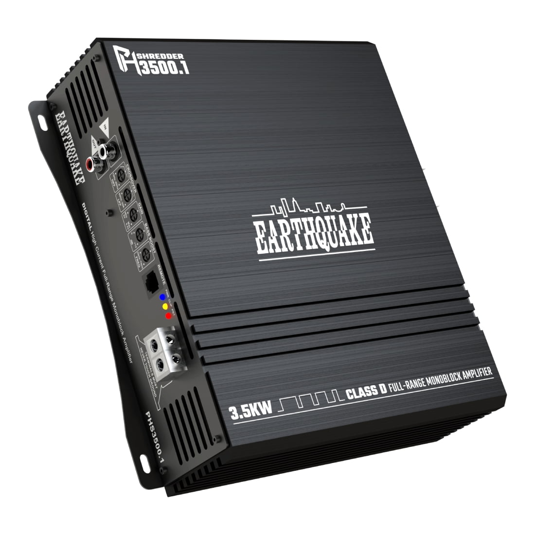 Earthquake PHS3500.1 1-CH Monoblock 3500W Class-D Car Audio Full Range ...
