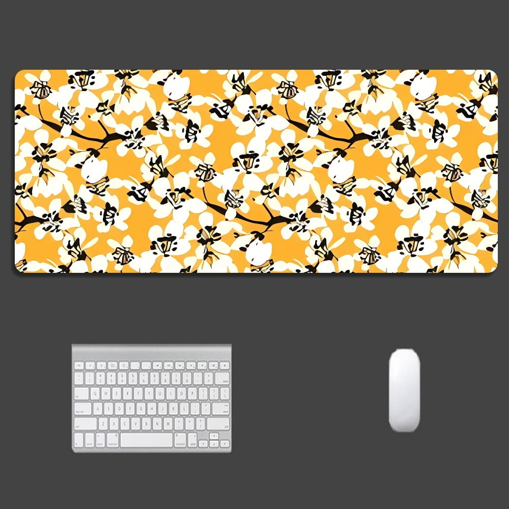 Mouse Pad with Abstract Art Design Square Rubber Portable Office Base ...