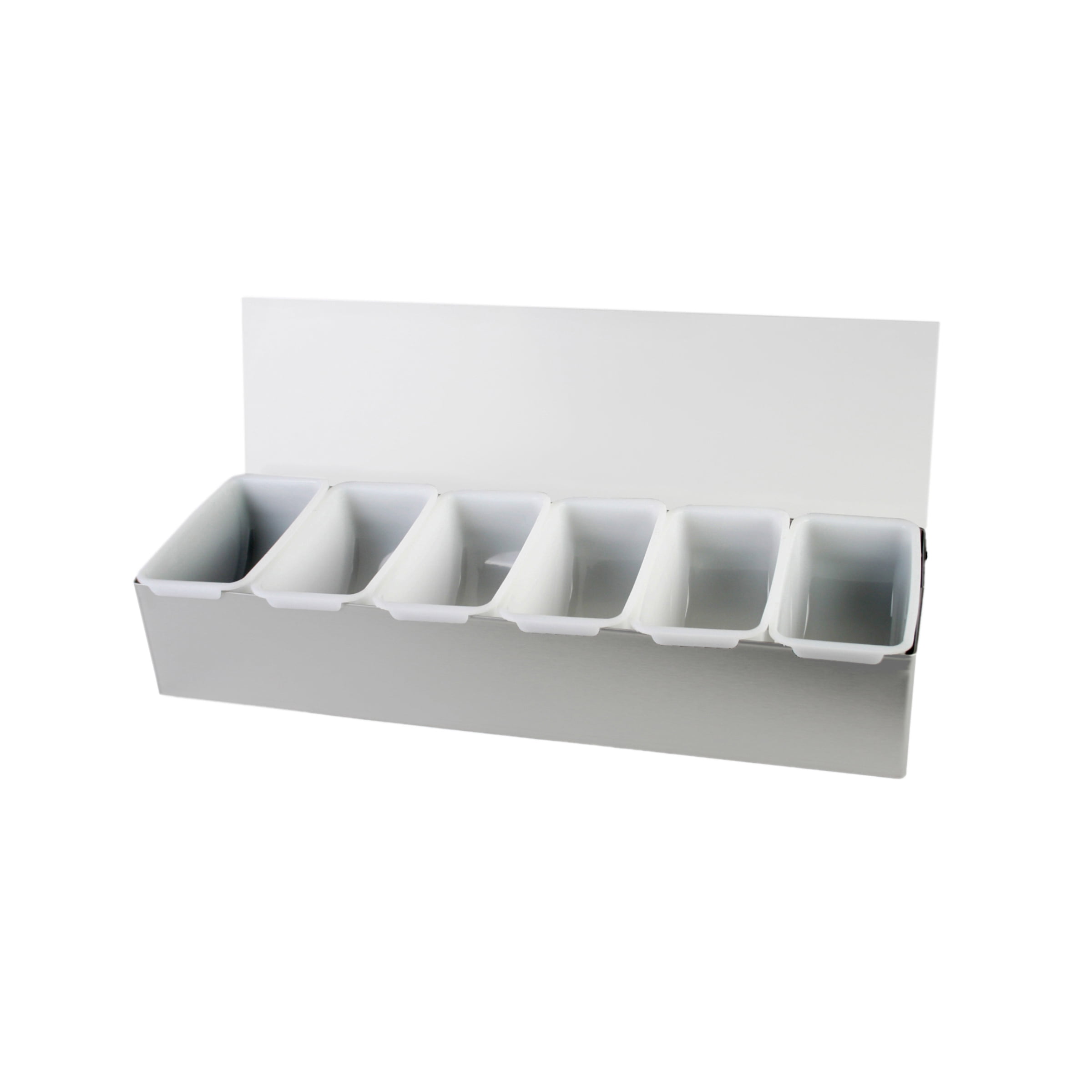 Excellante Stainless steel 6 compartment condiment dispenser, comes in ...