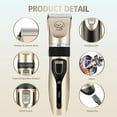 Fitfort Cordless Dog Grooming Kit - Wireless Hair Clippers for Dogs, Cats, & Pets - Walmart.com