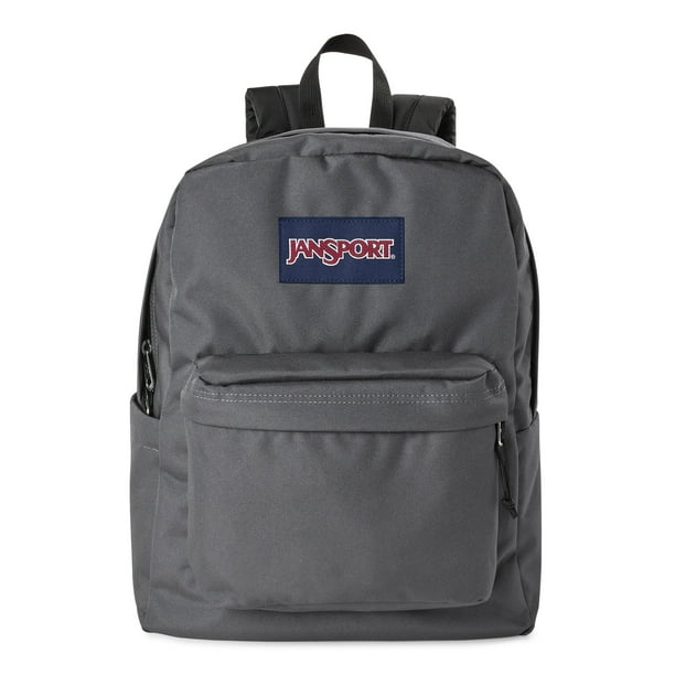 JanSport Unisex SuperBreak Backpack School Bag Graphite Grey - Walmart.com