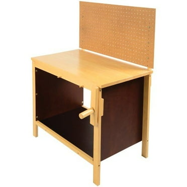 Classic World Wood Carpenter Workbench with Tools. Ages 3 years and up ...