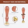 Brass Wax Seal Stamp with Handle for DIY Scrapbooking Eagle Pattern ...