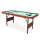 RACK Crux 55 in Folding Billiard/Pool Table (Blue 3-in-1 Multi Game ...