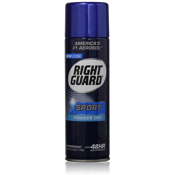 Right Guard Aerosol Sport Powder Dry Antiperspirant, 6 oz (Pack of 4 ...