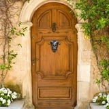 Wepro Horned Skull Hanging Door Knocker-Heavy Duty Gothic Doorknocker ...