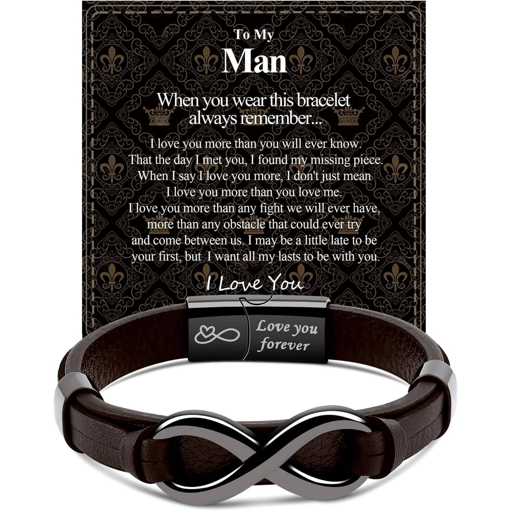 Click here for Esunarty Mens Infinity Knot Bracelet  Valentines D... prices