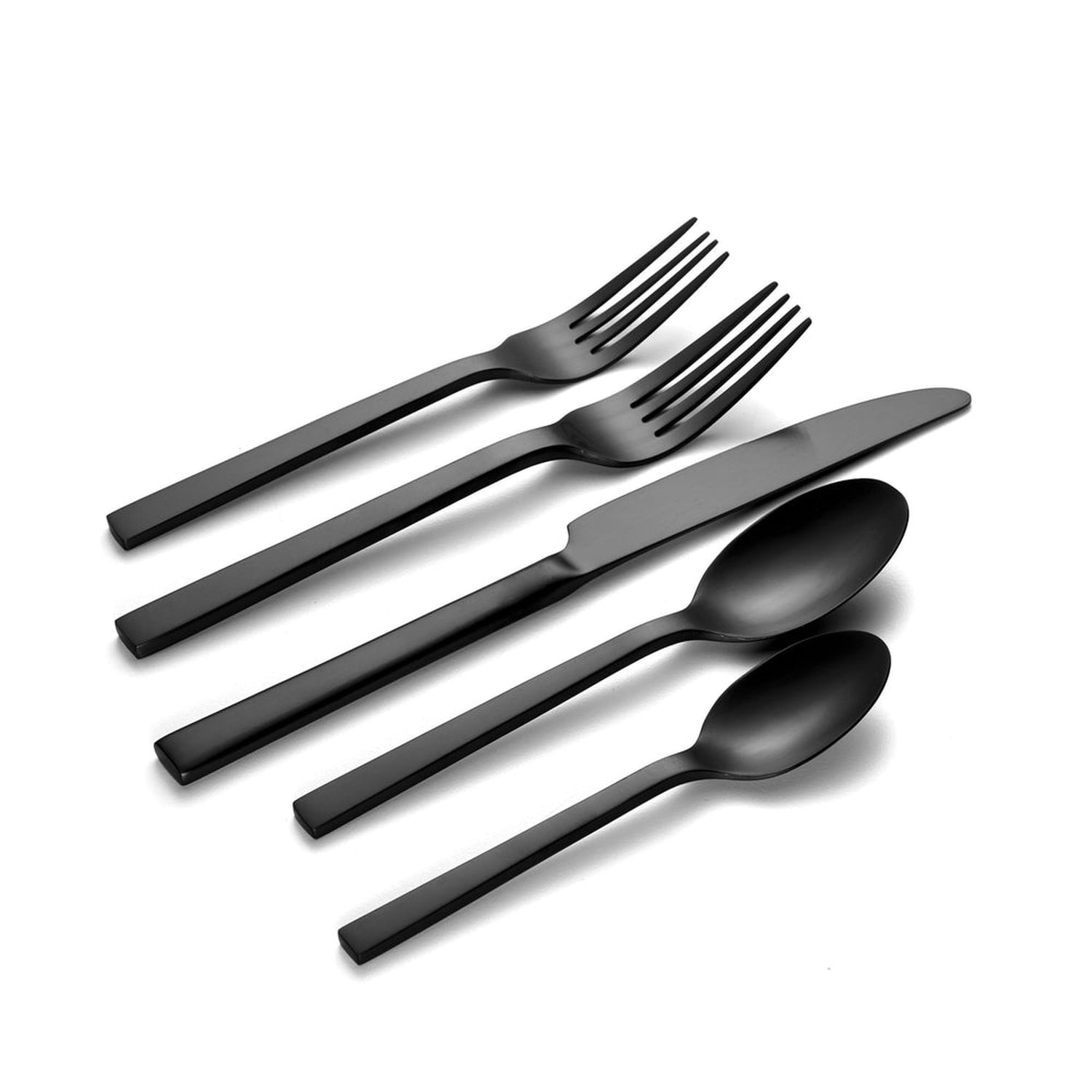 Oneida Chefs Table Matte Midnight 20-Piece Flatware Set - Walmart.com