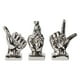 Urban Trends Ceramic Hand Sign - Set of 3 - Walmart.com