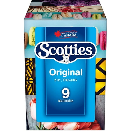 Scotties Original Soft and Strong Facial Tissues, Hypoallergenic and ...