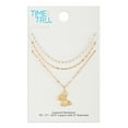 Time and Tru Women's Gold Tone 16" Layered Chain Necklace with ...
