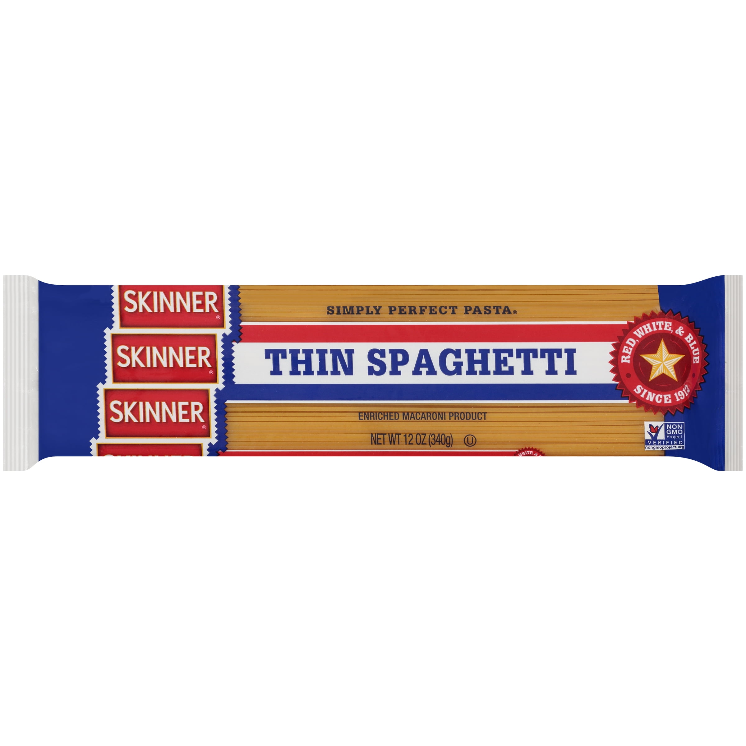 Skinner Thin Spaghetti Pasta, 12-Ounce Bag - Walmart.com