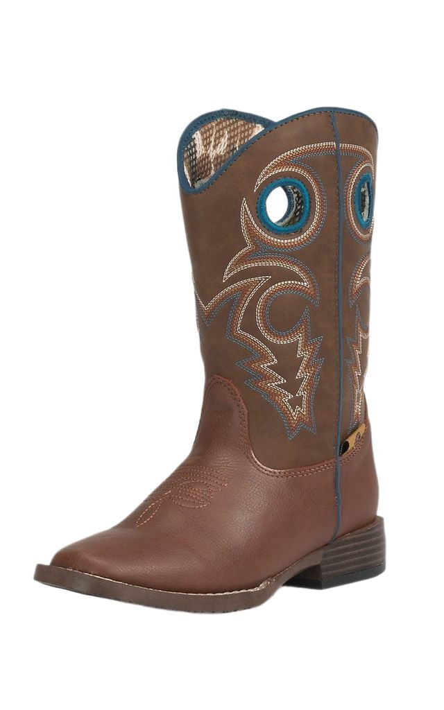 Double Barrel Western Boots Boys Kids Dylan Child Brown 4456232 ...