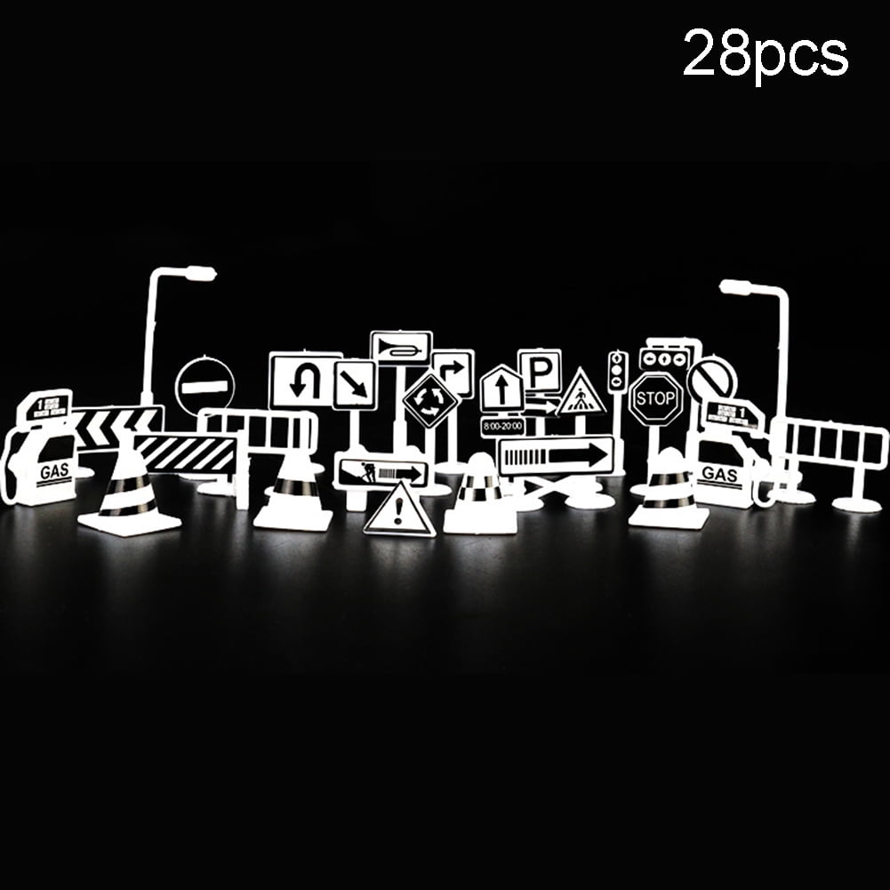 Yesbay Traffic Sign Blocks ,Kids Car City Road Traffic Signs Blocks ...