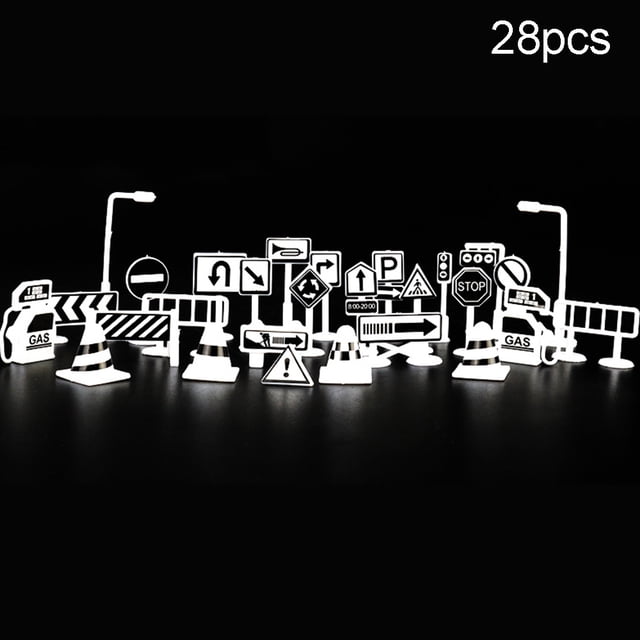 Yesbay Traffic Sign Blocks ,Kids Car City Road Traffic Signs Blocks ...