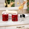 2PCS Clear Storage Jars Cotton Swabs Cans Translucent Plasticental ...