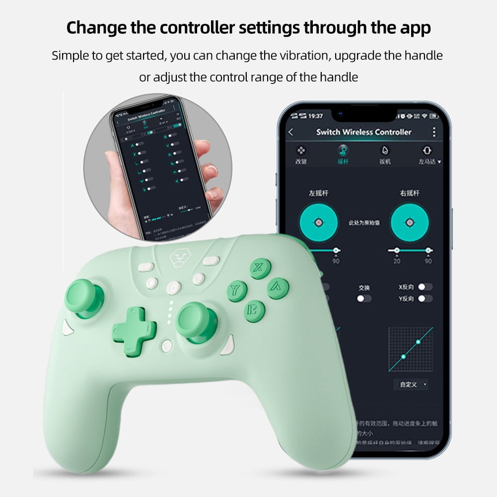 Game Controller Replacement Wireless Games Handle 800mAh DIY Gaming ...