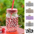 Leopard Print Uv Dtf Transfer Stickers Cup Decoration Labe ρ }ф ть `п