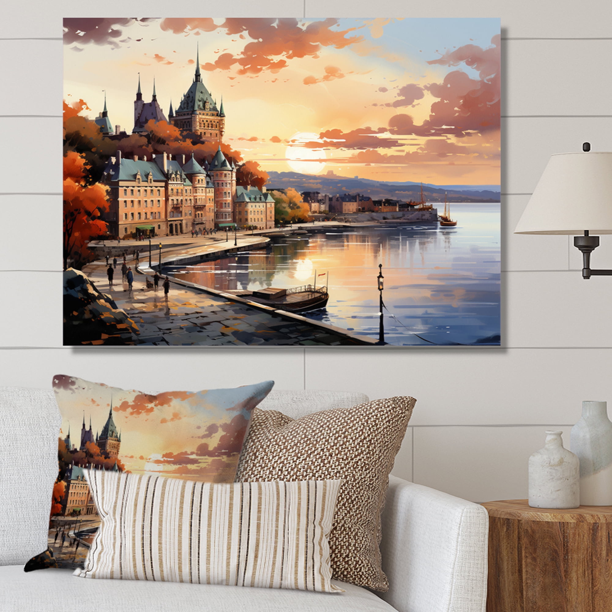 Click here for Designart Quebec Wall Art Decor  City Quebec Wall... prices