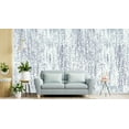 MuralsPrint Faur Blue Strips Peel and Stick Wallpaper, Removable ...