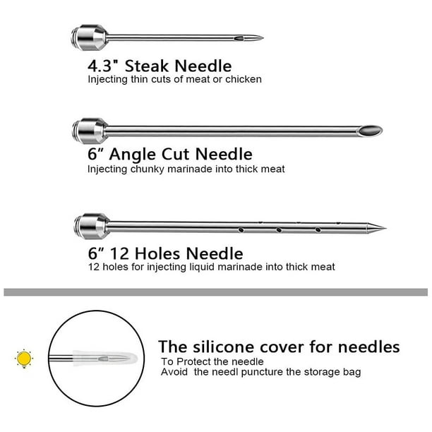 BBQ Steak Needle Set Stainless Steel Picnic Meat Needle; Stainless ...