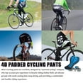 Mountain Bicycles Pants Padded Cycling Clothes for Men Cycling Tights Reflective Bicycle Pants ...