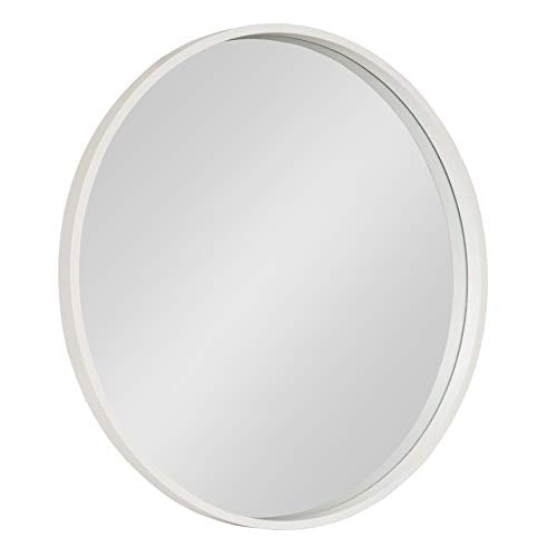 Click here for Kate And Laurel Travis Round Wood Wall Mirror  25.... prices