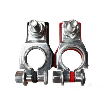 1 Pair 12V 24V Automotive Car Top Post Battery Terminals Wire Cable Clamp Terminal Connectors ...