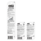 GUM Rubber Tip Stimulator, Long Handled Massager, Includes Permanent ...