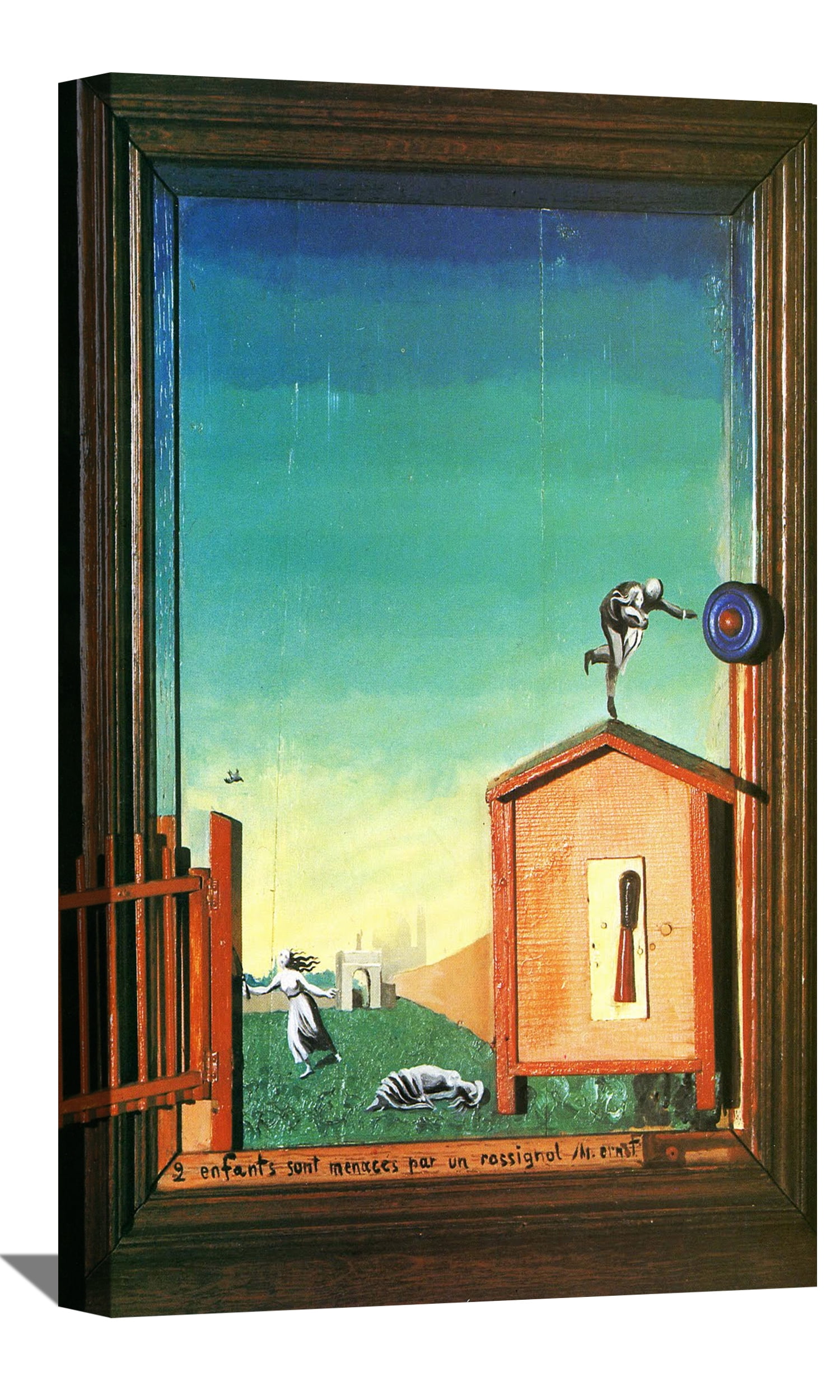 Ernst Two Children Are Threatened By A Nightingale