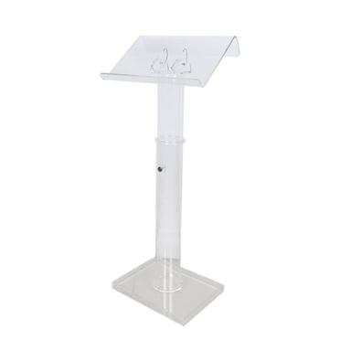 MONIPA Transparent Pulpit Event Conference Lectern Podium Clear Acrylic ...