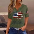 4th of July Shirts for Women Summer 2026 American Flag Print Short ...