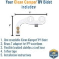 Free Shipping! RV Bidet from Clean Camper - Self Cleaning, Adjustable ...
