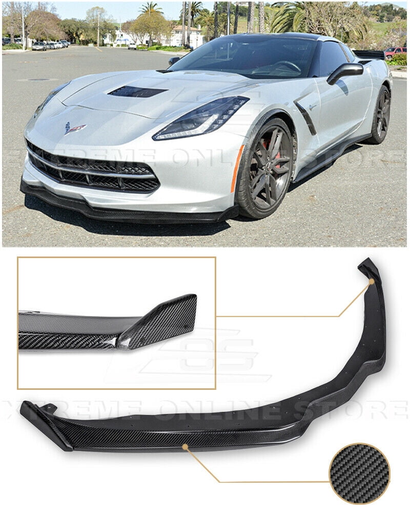 For 2014-Present Chevrolet Corvette C7 | Z06 Stage 2 Style Carbon Fiber ...