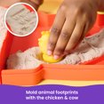 Kinetic Sand, Sandy Farm Set with 12oz Play Sand, 6 Tools & Molds ...