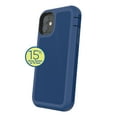 onn. Rugged Phone Case with Holster for iPhone 11 / iPhone XR - Blue ...