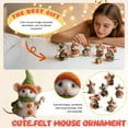 4'' Wool Felt Familiars - Quirky Handmade Companion, Cute Felted ...
