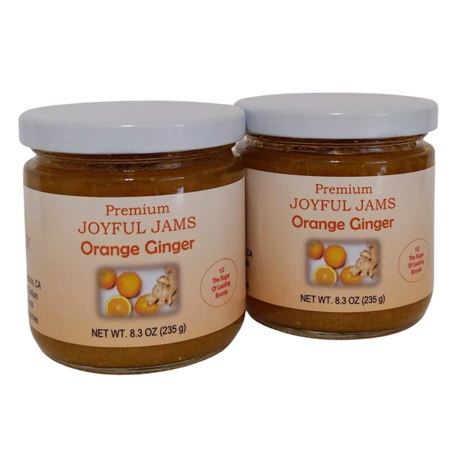 Premium Orange Ginger Jam (with 70 percent fruit and less sugar than ...