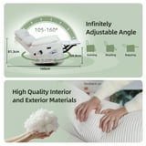 INNOVAR Recliner Sofa for Adults, Power Swivel Reclining Chair ...