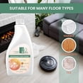 KIDU Floor Cleaner Solution, 1:300 Dilution, Multi-Surface, Robot Mop ...